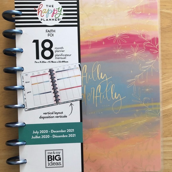 The Happy Planner | Office | Deluxe Happy Planner Faith Metal Discs ...